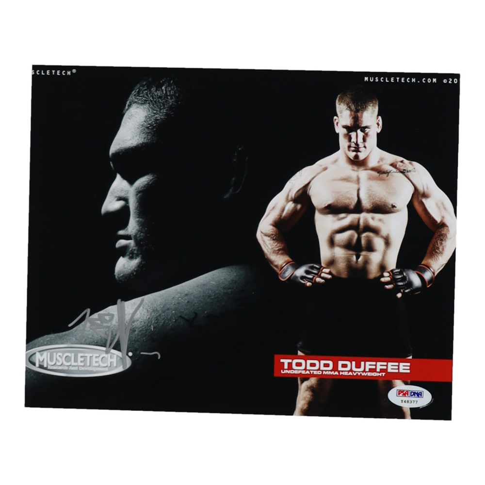 Todd Duffee Signed 8x10 Photo (PSA) | Pristine Auction