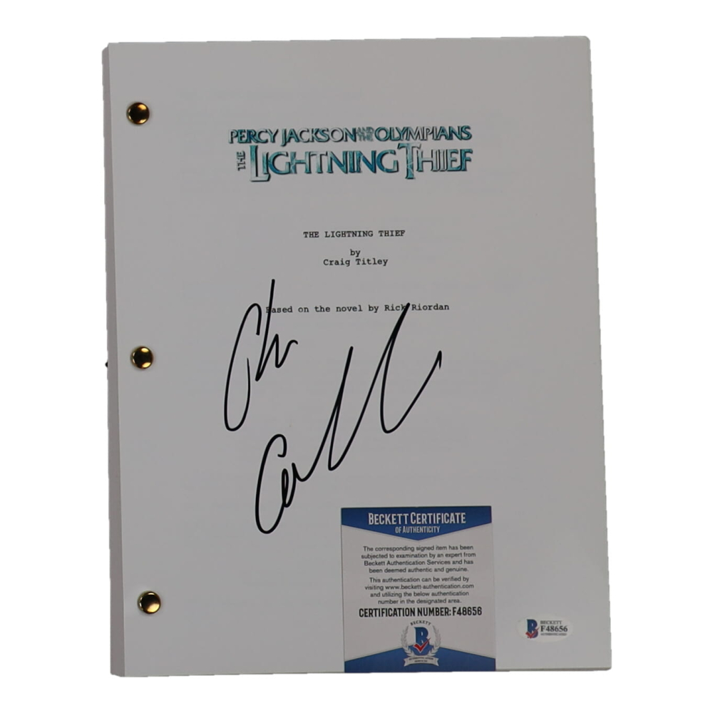 Chris Columbus Signed "Percy Jackson & the Olympians: The Lightning ...