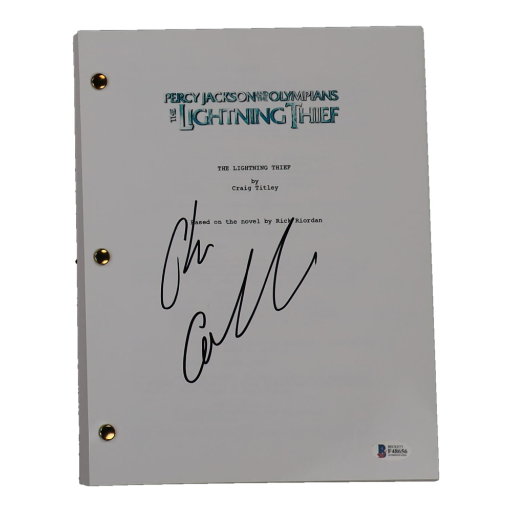 Chris Columbus Signed "Percy Jackson & the Olympians: The Lightning ...