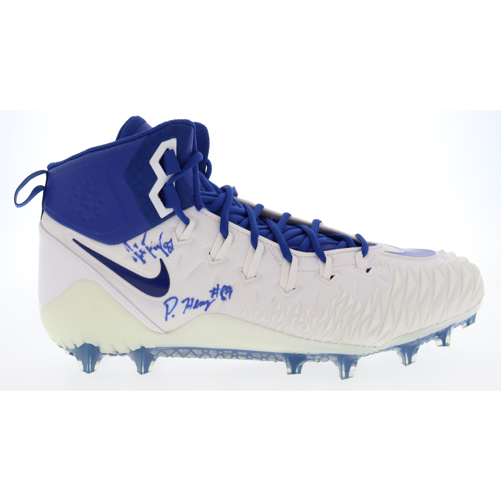 Jake Ferguson & Peyton Hendershot Signed Nike Football Cleat (Gameday ...