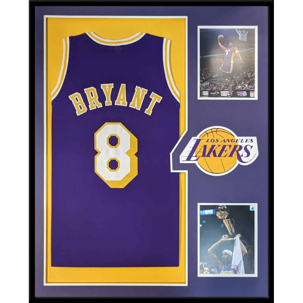 Kobe Bryant Custom Framed Jersey Display | Pristine Auction