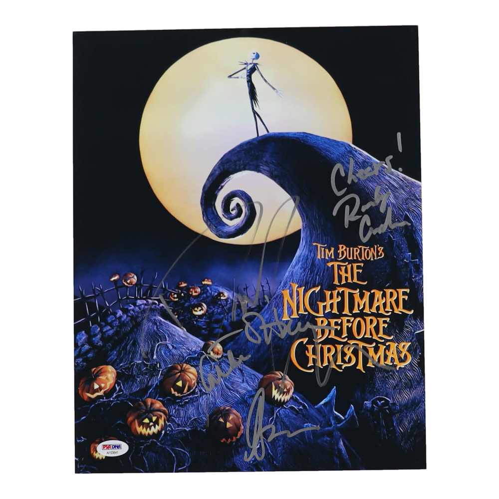 "The Nightmare Before Christmas" 11x14 Photo Cast-Signed by Danny Elfman, Catherine O'Hara ...