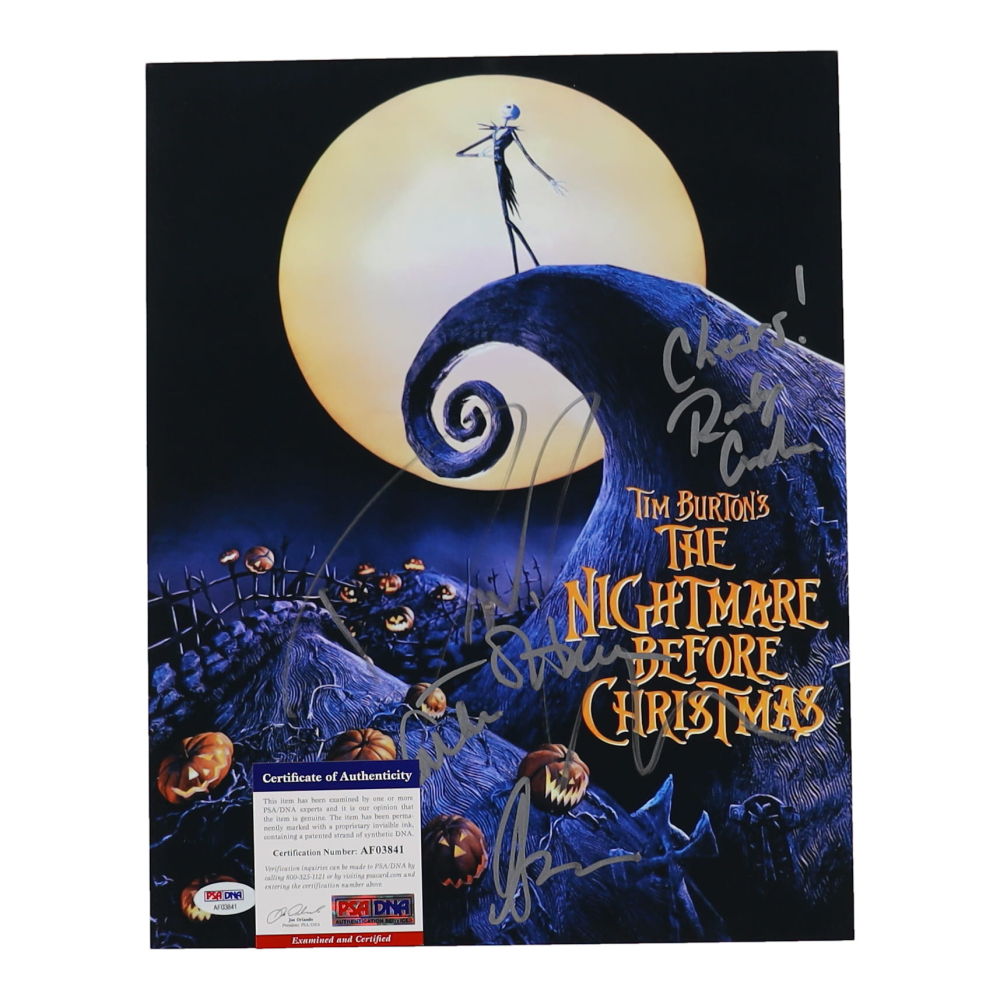 "The Nightmare Before Christmas" 11x14 Photo Cast-Signed by Danny ...