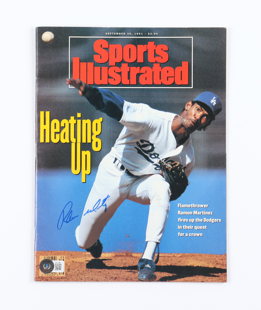 Ramon Martinez Signed 1991 "Sports Illustrated" Magazine (Beckett ...