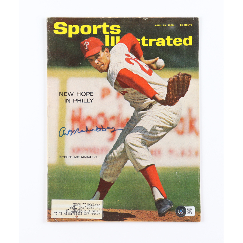 Art Mahaffey Signed 1963 "Sports Illustrated" Magazine (Beckett) | Pristine Auction