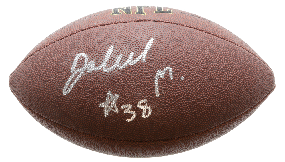 Jaleel McLaughlin Signed NFL Football (JSA) | Pristine Auction