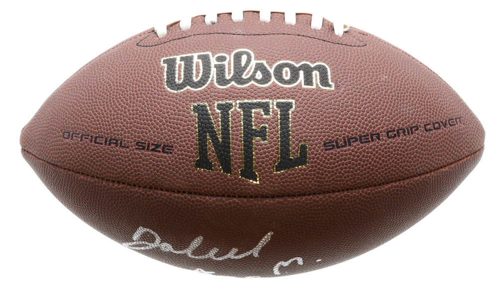 Jaleel McLaughlin Signed NFL Football (JSA) | Pristine Auction