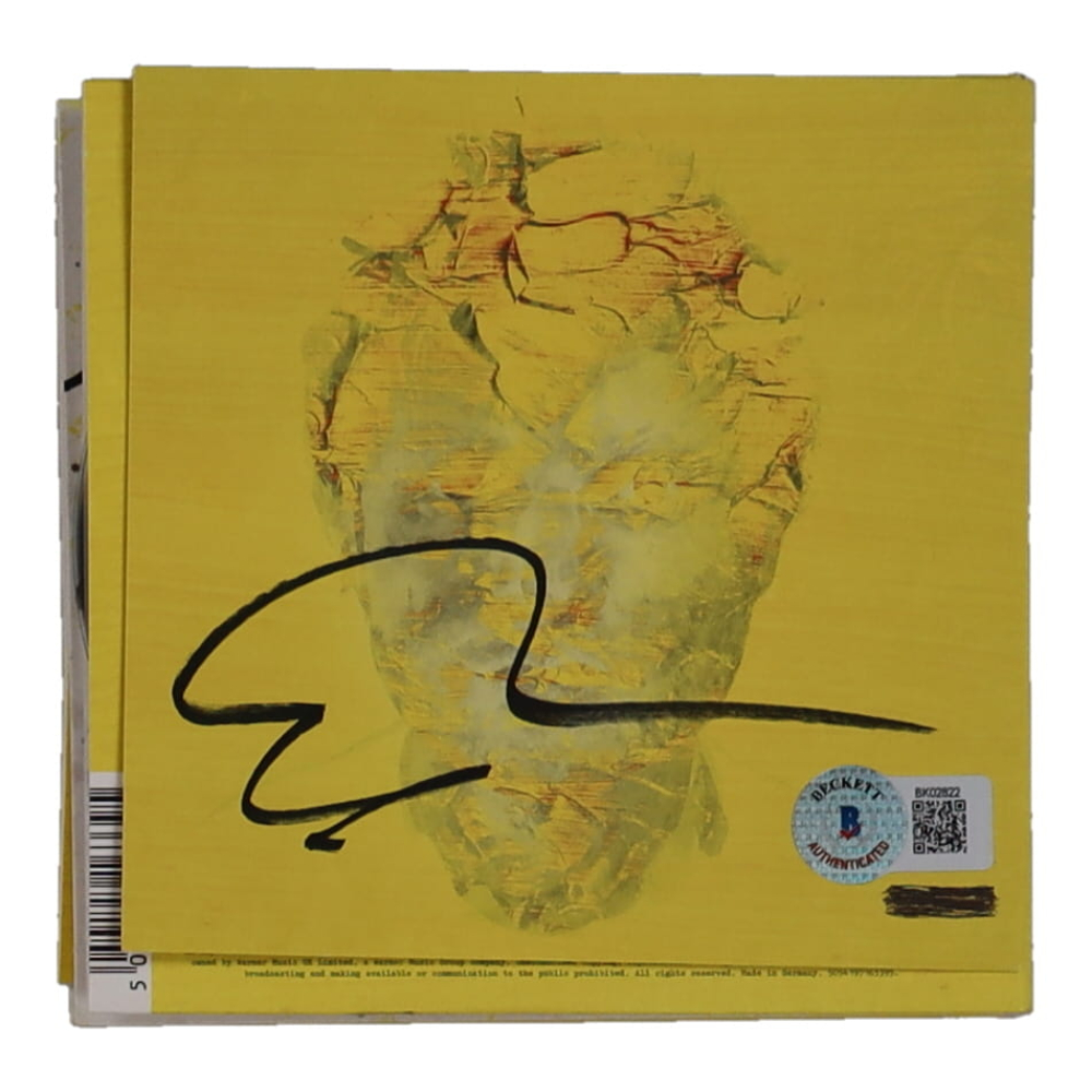 Ed Sheeran Signed "Subtract" CD Insert With Disc (Beckett) | Pristine ...