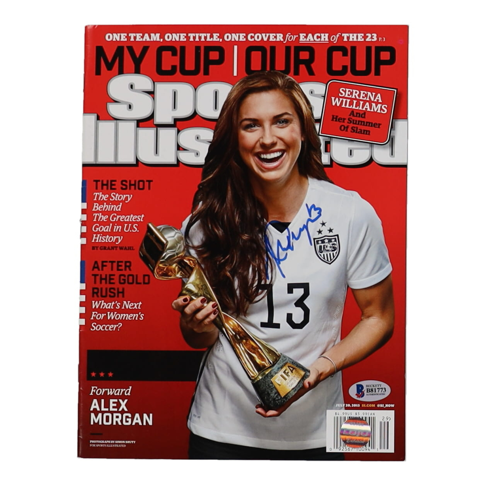 Alex Morgan Signed 2015 "Sports Illustrated" Magazine (Beckett ...