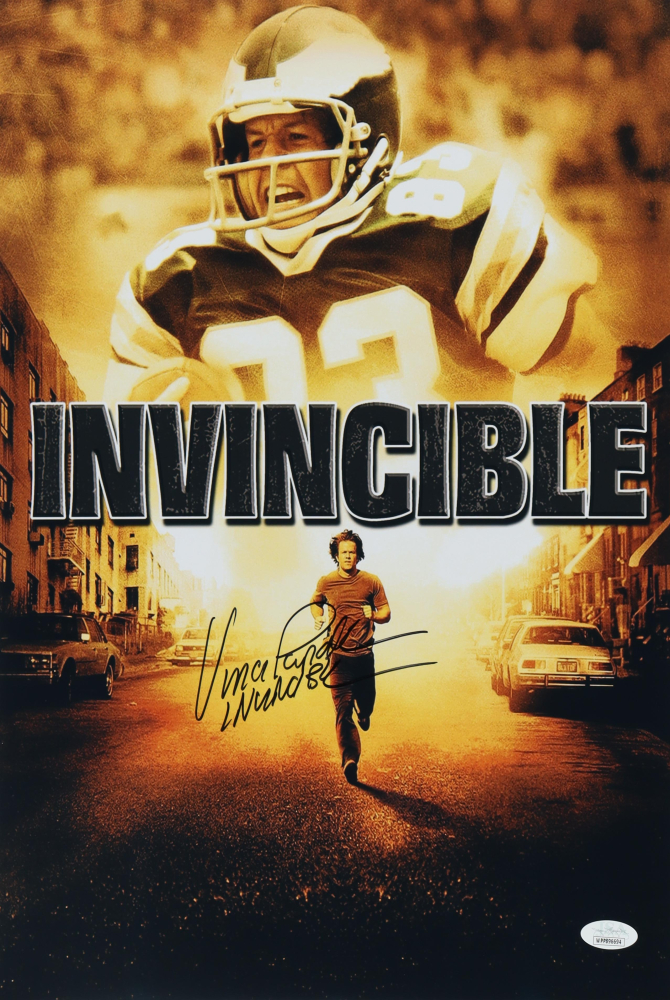 Vince Papale Signed Packers 11x17 Photo Inscribed "Invincible" (JSA ...