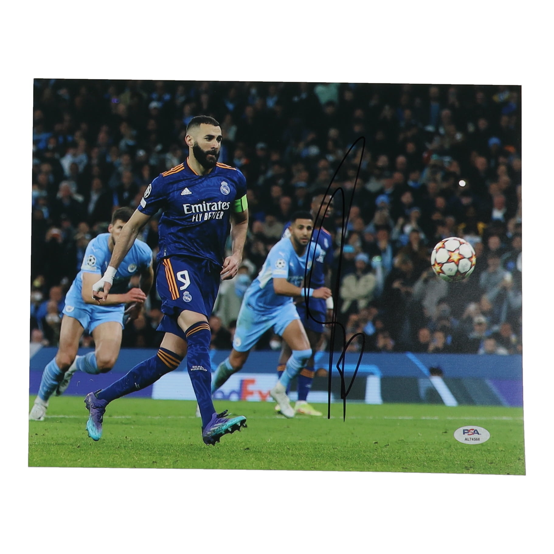 Karim Benzema Signed Real Madrid CF 11x14 Photo (PSA) | Pristine Auction