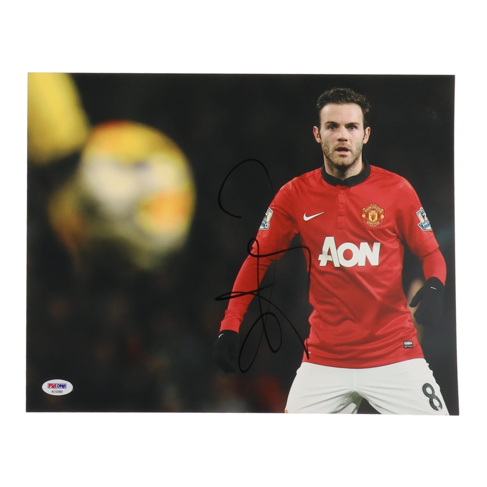 Juan Mata Signed Manchester United FC 11x14 Photo (PSA) | Pristine Auction