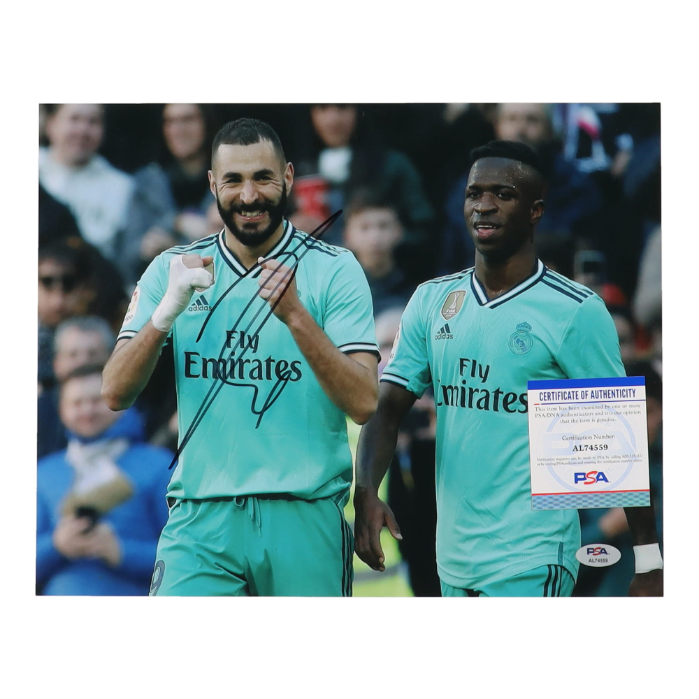 Karim Benzema Signed Real Madrid CF 11x14 Photo (PSA) | Pristine Auction