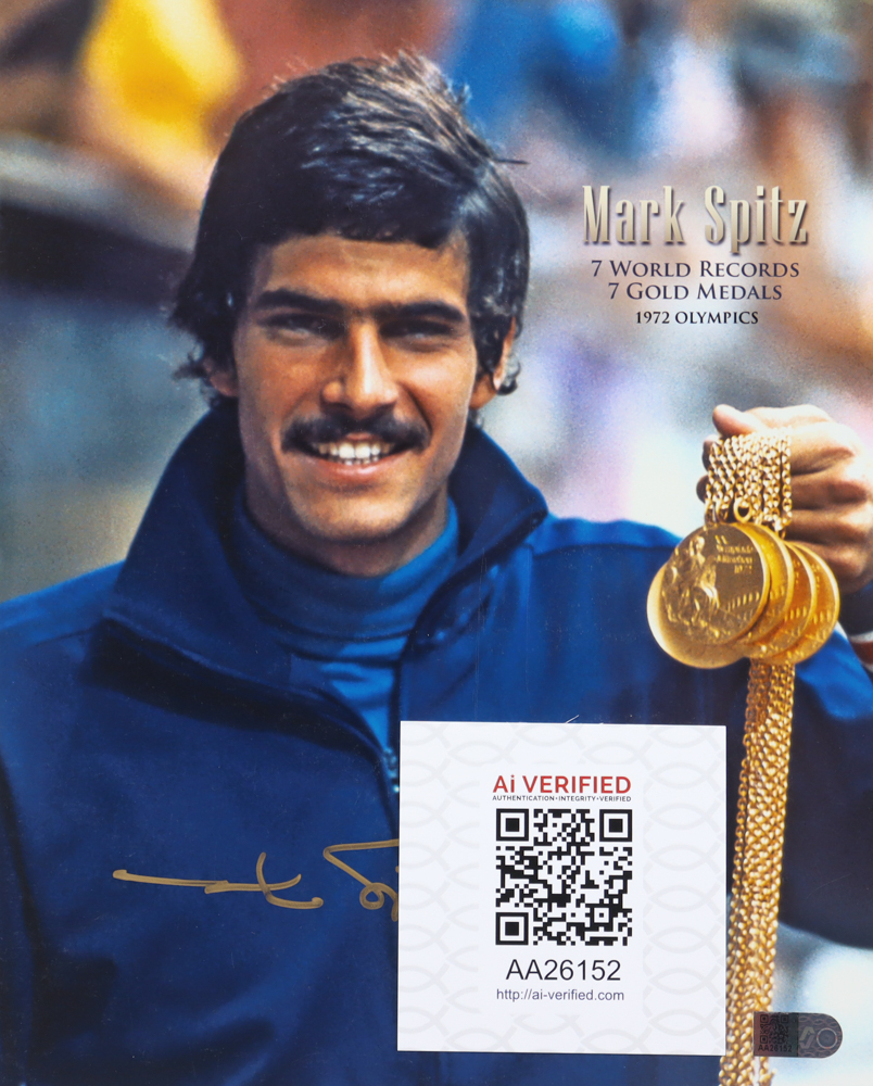 Mark Spitz Signed Team USA 8x10 Photo (AIV) | Pristine Auction