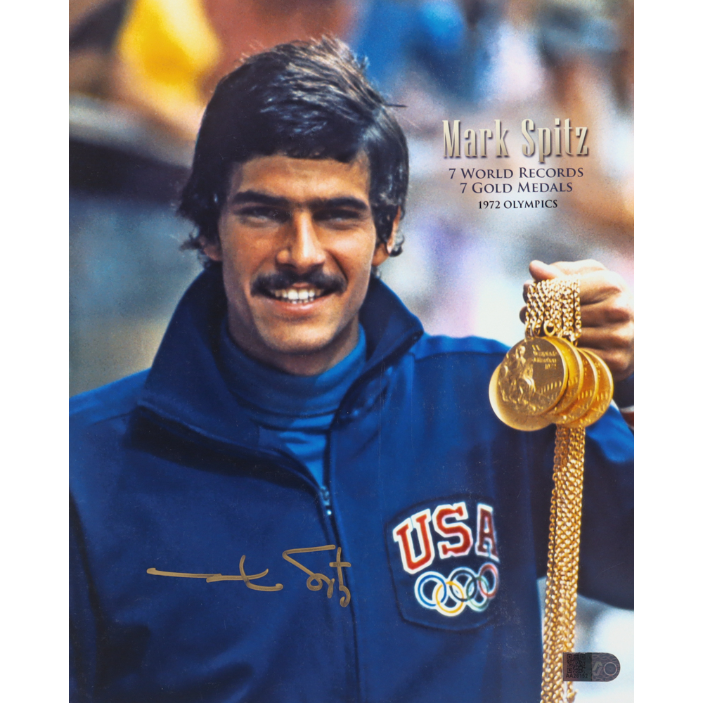 Mark Spitz Signed Team USA 8x10 Photo (AIV) | Pristine Auction