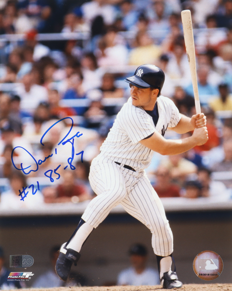 Dan Pasqua Signed Yankees 8x10 Photo Inscribed "85-87" (AIV) | Pristine Auction