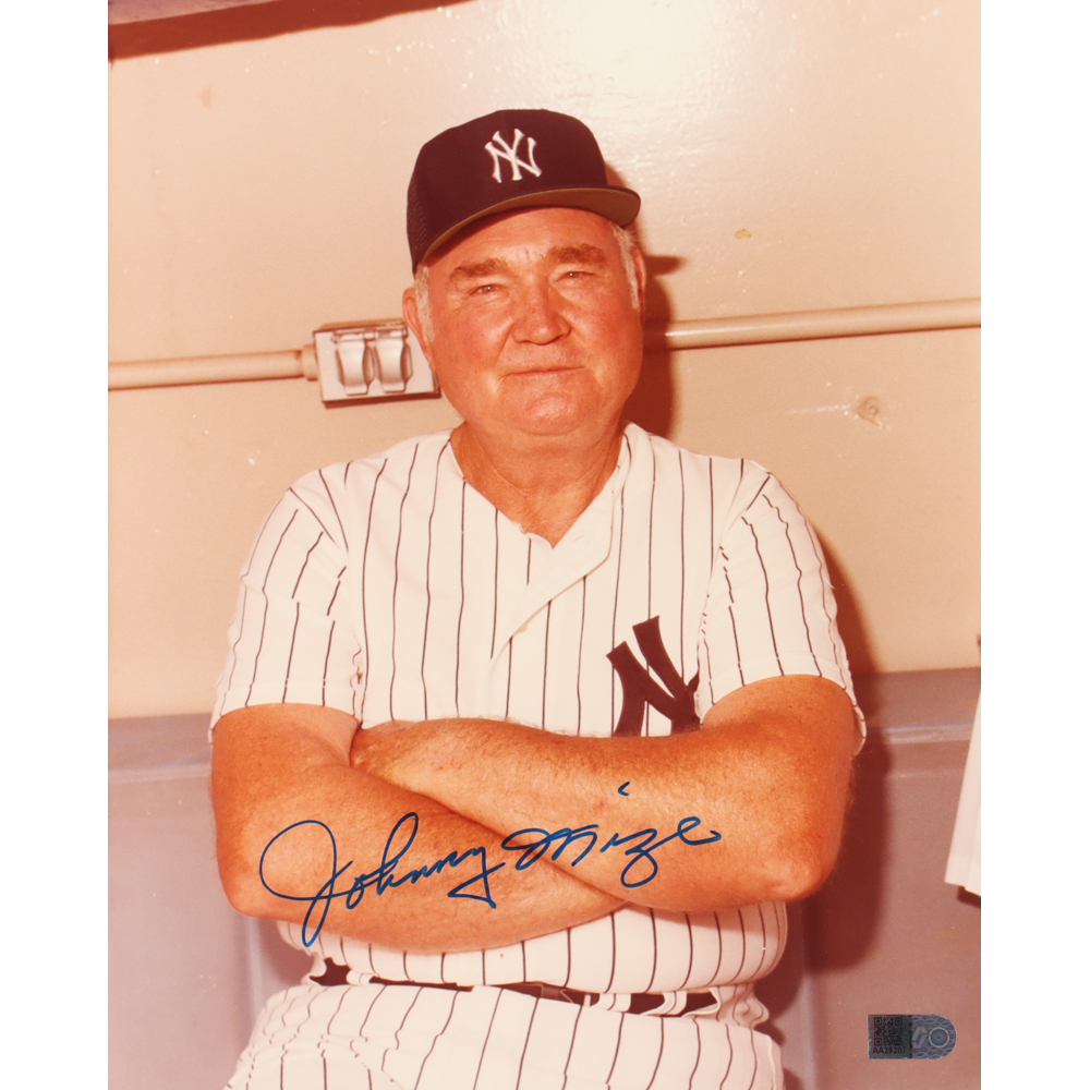 Johnny Mize Signed Yankees 8x10 Photo (AIV) | Pristine Auction