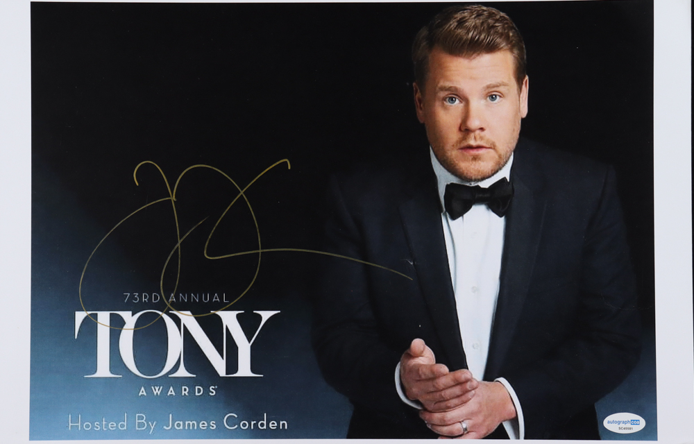 James Corden Signed 11x17 Photo (ACOA) | Pristine Auction