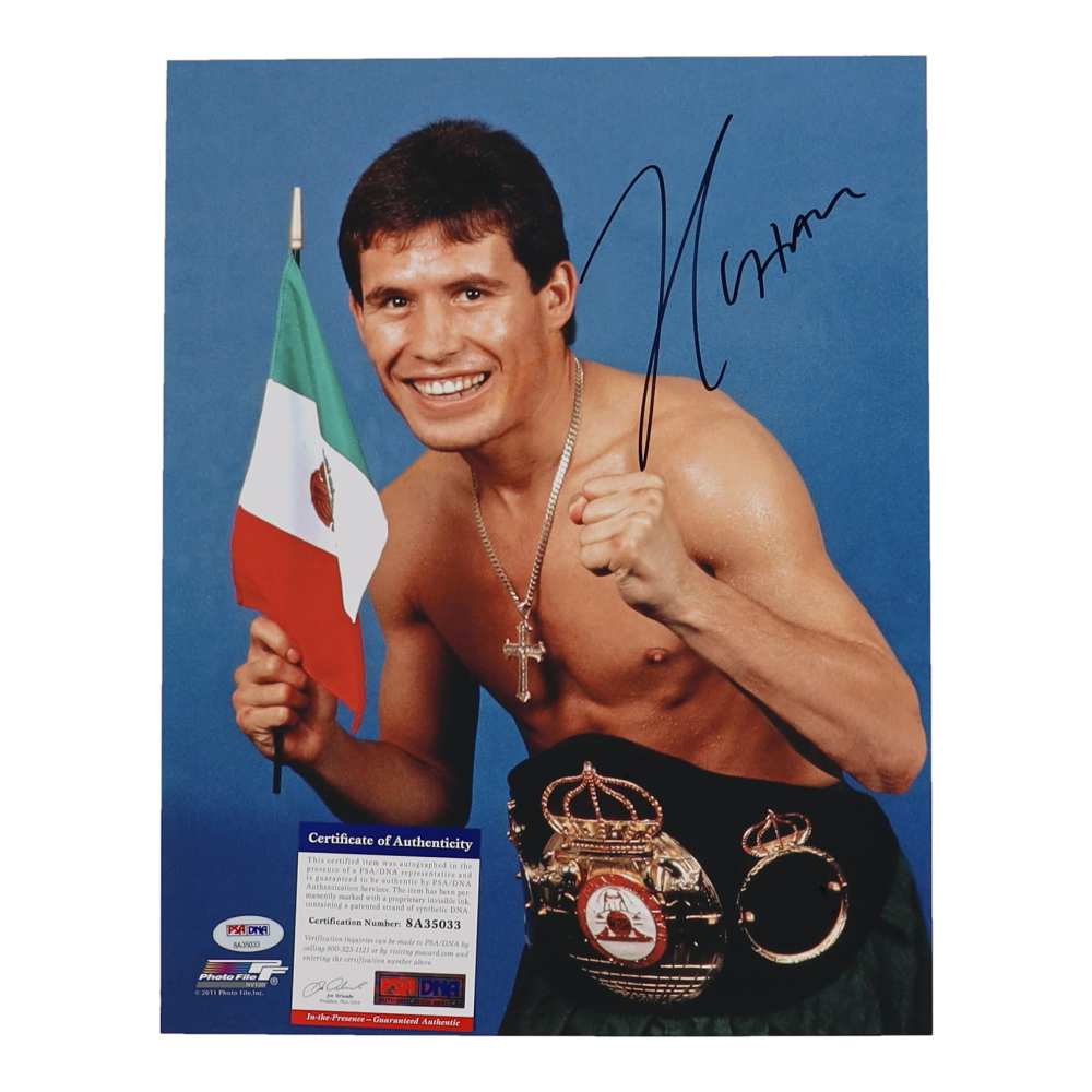 Julio Cesar Chavez Signed 11x14 Photo (PSA) | Pristine Auction