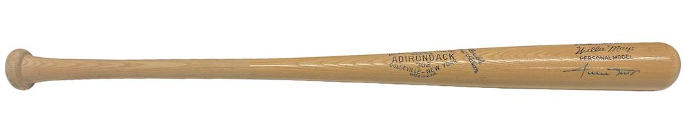 Willie Mays Signed Adirondack Baseball Bat (Beckett) | Pristine Auction