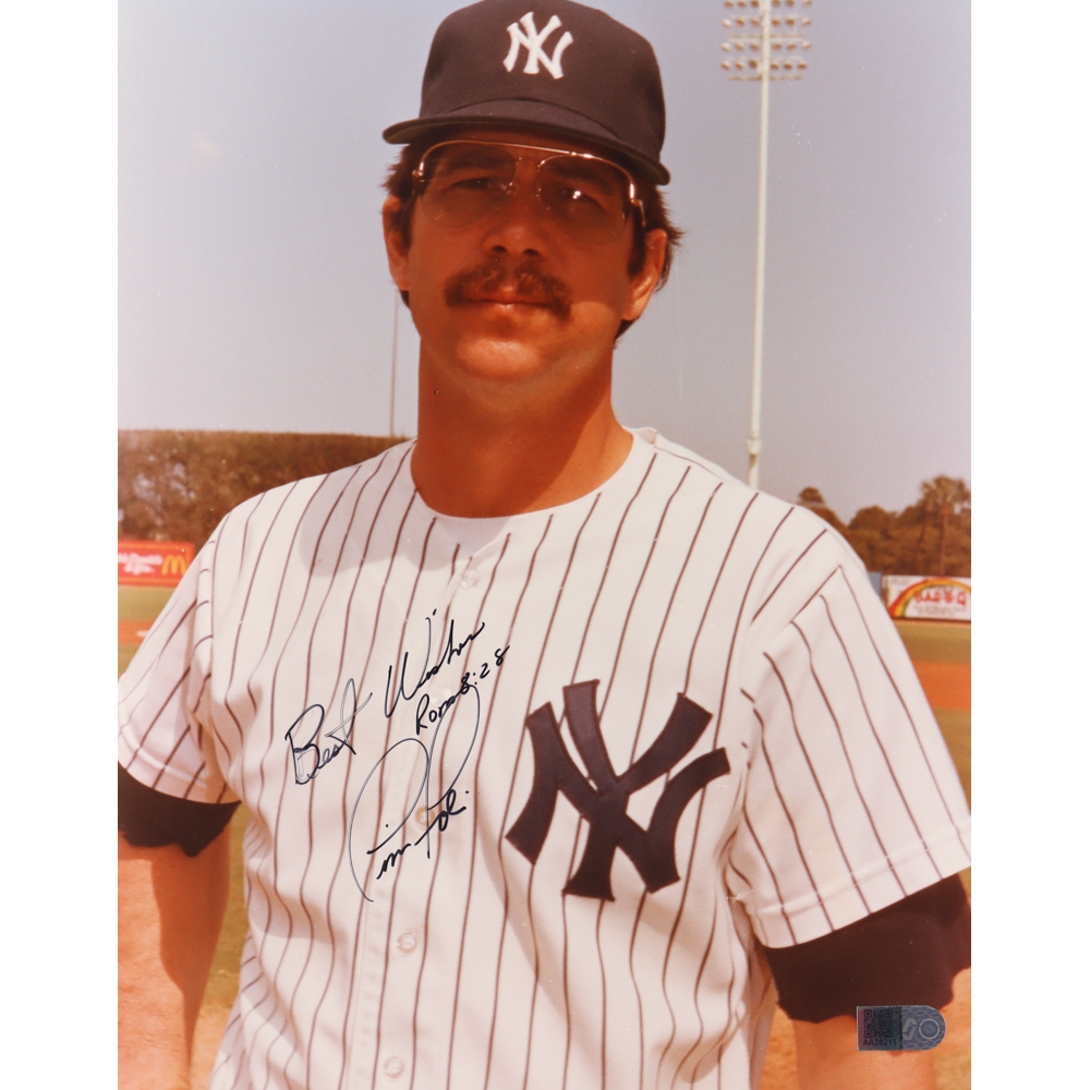 Tim Foli Signed Yankees 8x10 Photo Inscribed "Best Wishes" (AIV ...
