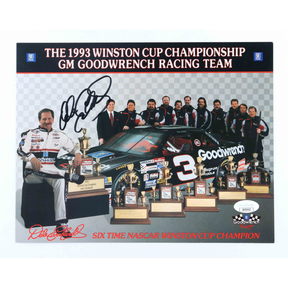 Dale Earnhardt Signed NASCAR 8x10 Photo (JSA) | Pristine Auction