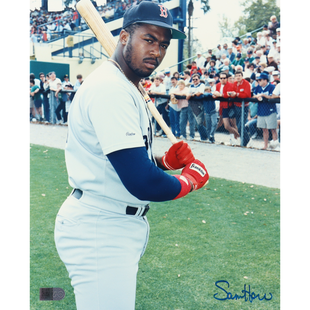 Sam Horn Signed Red Sox 8x10 Photo (AIV) | Pristine Auction