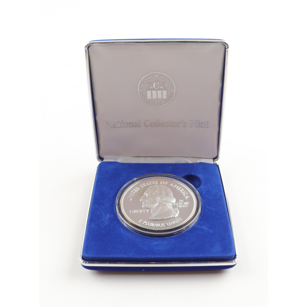 National Collector's Mint Giant Quarter Pound Silver Eagle Proof .999 ...