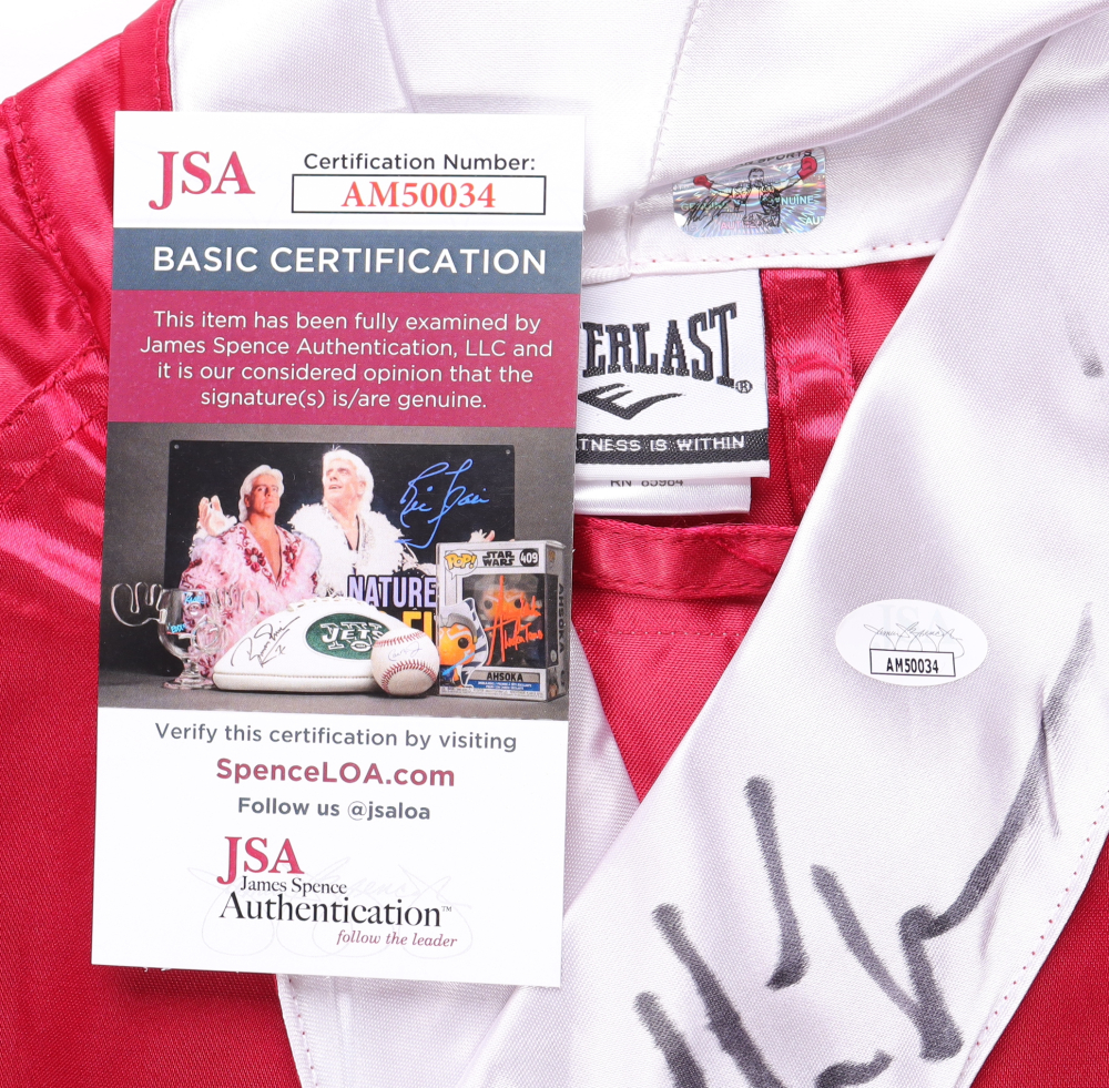 Mike Tyson Signed Everlast Boxing Robe (JSA & Tyson) | Pristine Auction