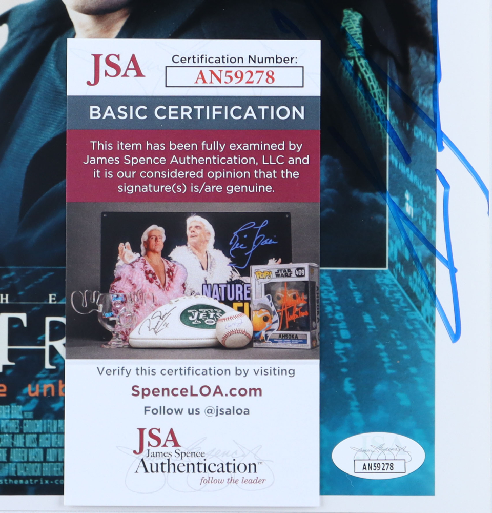 Keanu Reeves Signed "The Matrix" 8x10 Photo (JSA) | Pristine Auction
