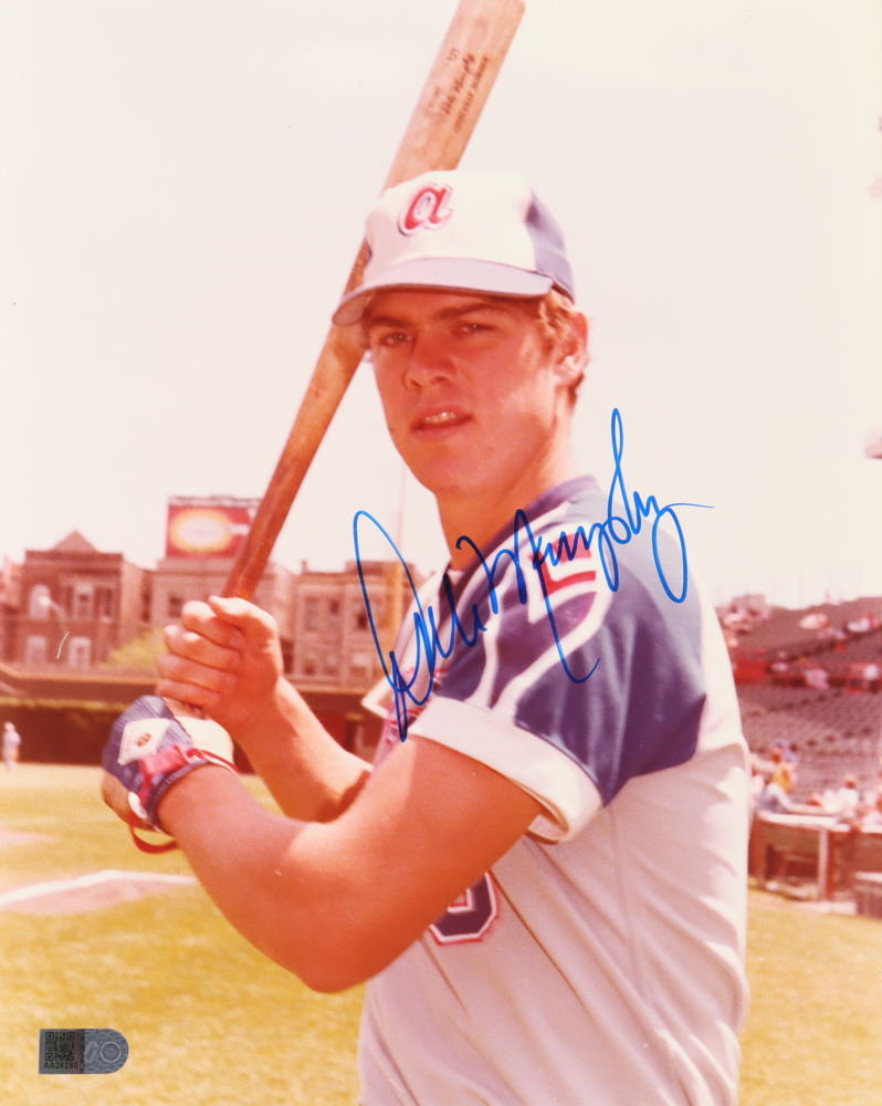 Dale Murphy Signed Braves 8x10 Photo (AIV) | Pristine Auction