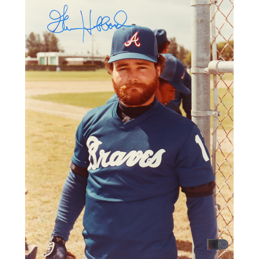 Glenn Hubbard Signed Braves 8x10 Photo (AIV) | Pristine Auction