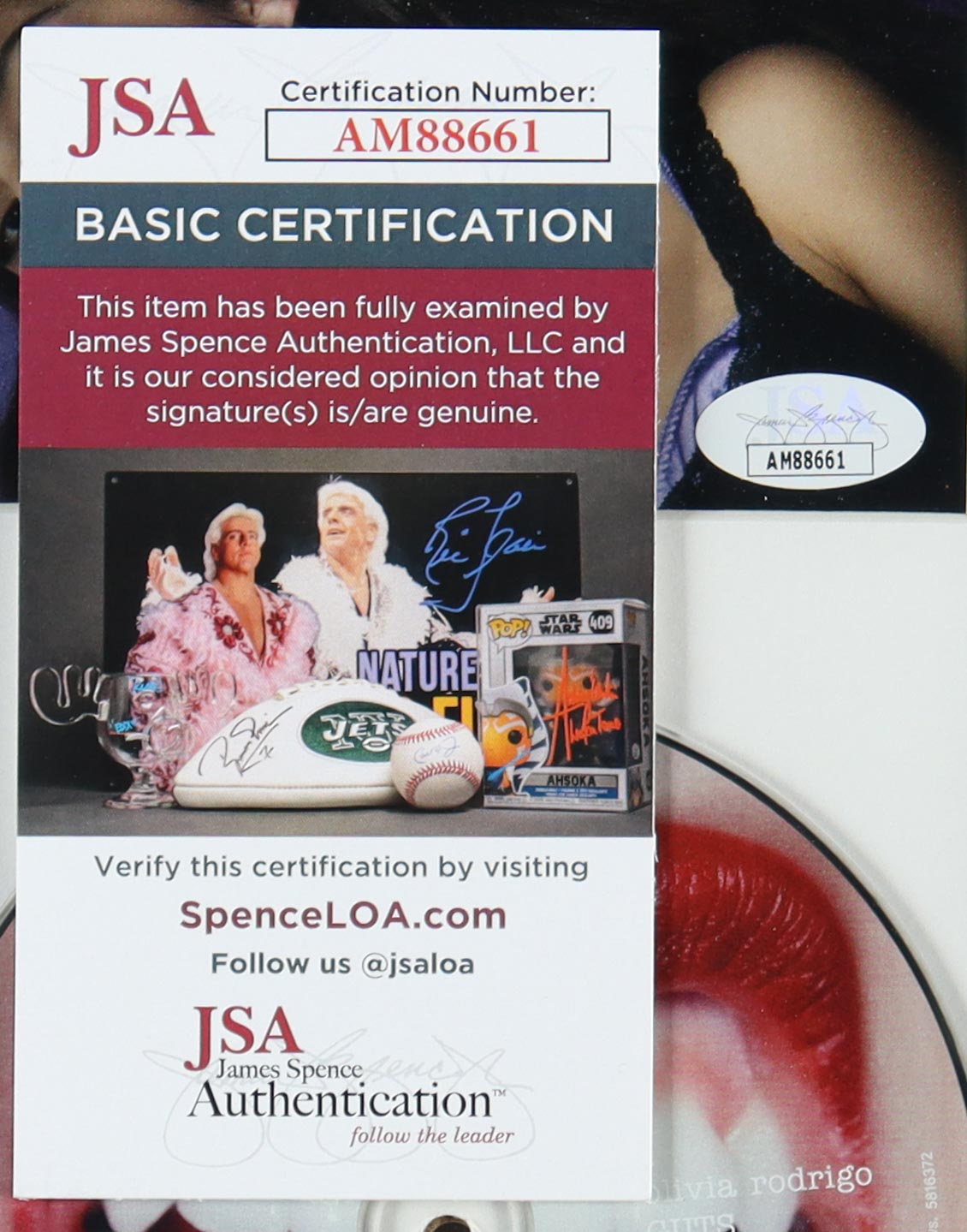 Olivia Rodrigo Signed "GUTS" Custom Framed CD Display (JSA) | Pristine ...