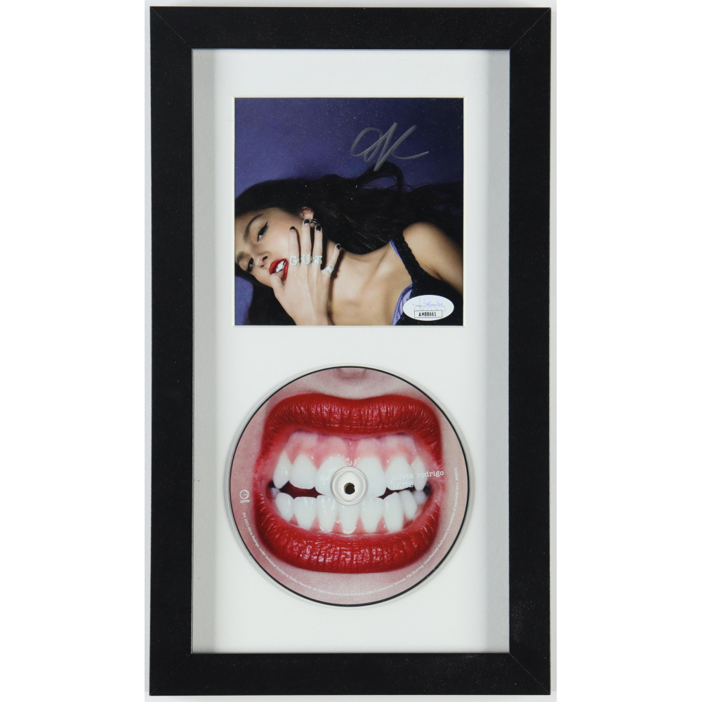 Olivia Rodrigo Signed "GUTS" Custom Framed CD Display (JSA) | Pristine ...