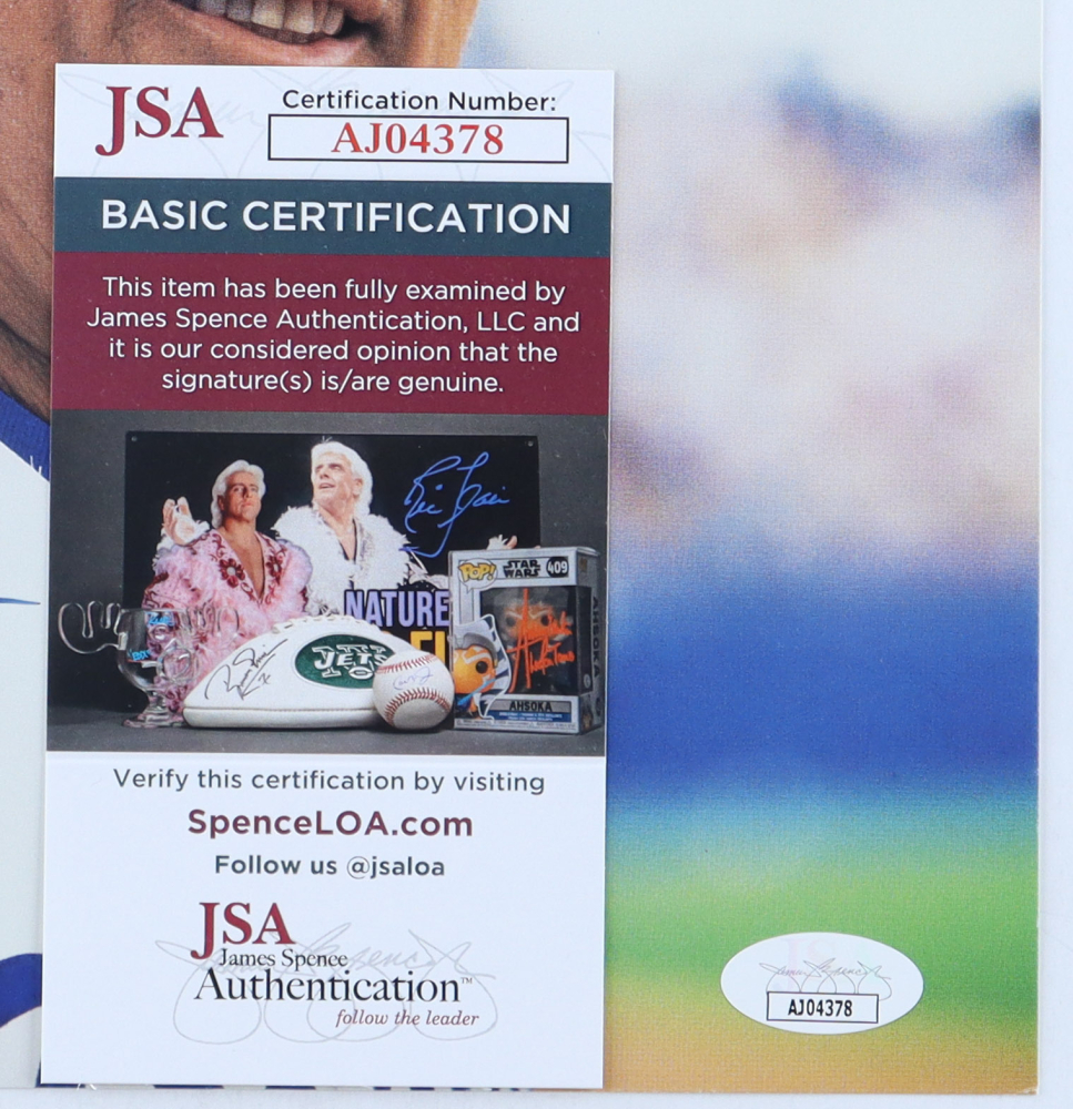 Tommy Lasorda Signed Dodgers 8x10 Photo Inscribed "Good Luck" (JSA ...