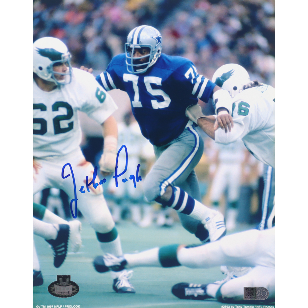 Jethro Pugh Signed Cowboys 8x10 Photo (AIV) | Pristine Auction