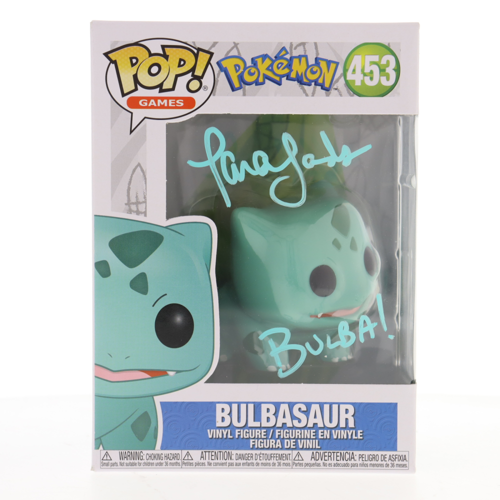 Tara Sands Signed "Pokemon" Bulbasaur #453 Funko Pop! Vinyl Figure ...