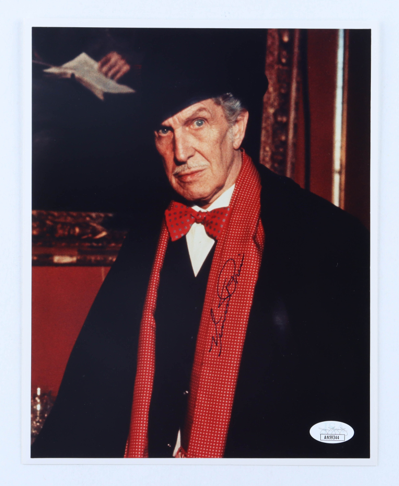 Vincent Price Signed "House of the Long Shadows" 8x10 Photo (JSA ...