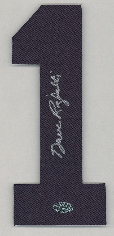 Dave Righetti Signed Yankees Authentic Jersey Number #1 (Leaf COA ...