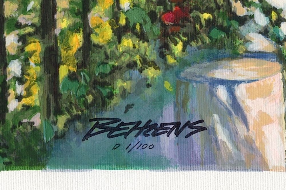 Howard Behrens "The Road to Positano" Signed Limited Edition 20" x 16.5 ...