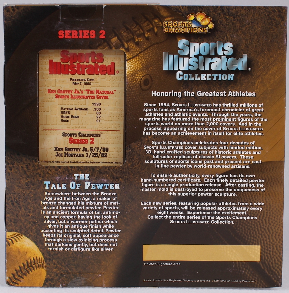 Ken Griffey Jr. LE Sports Illustrated Collection Fine Pewter Figure ...