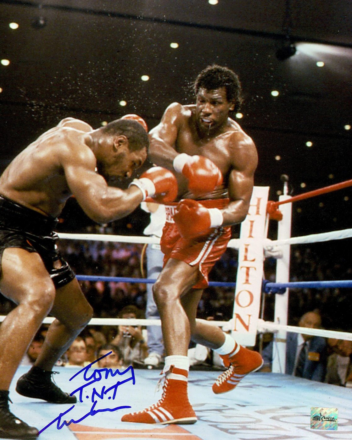 Tony Tucker Signed 8x10 Photo Inscribed "T.N.T" (SI) | Pristine Auction