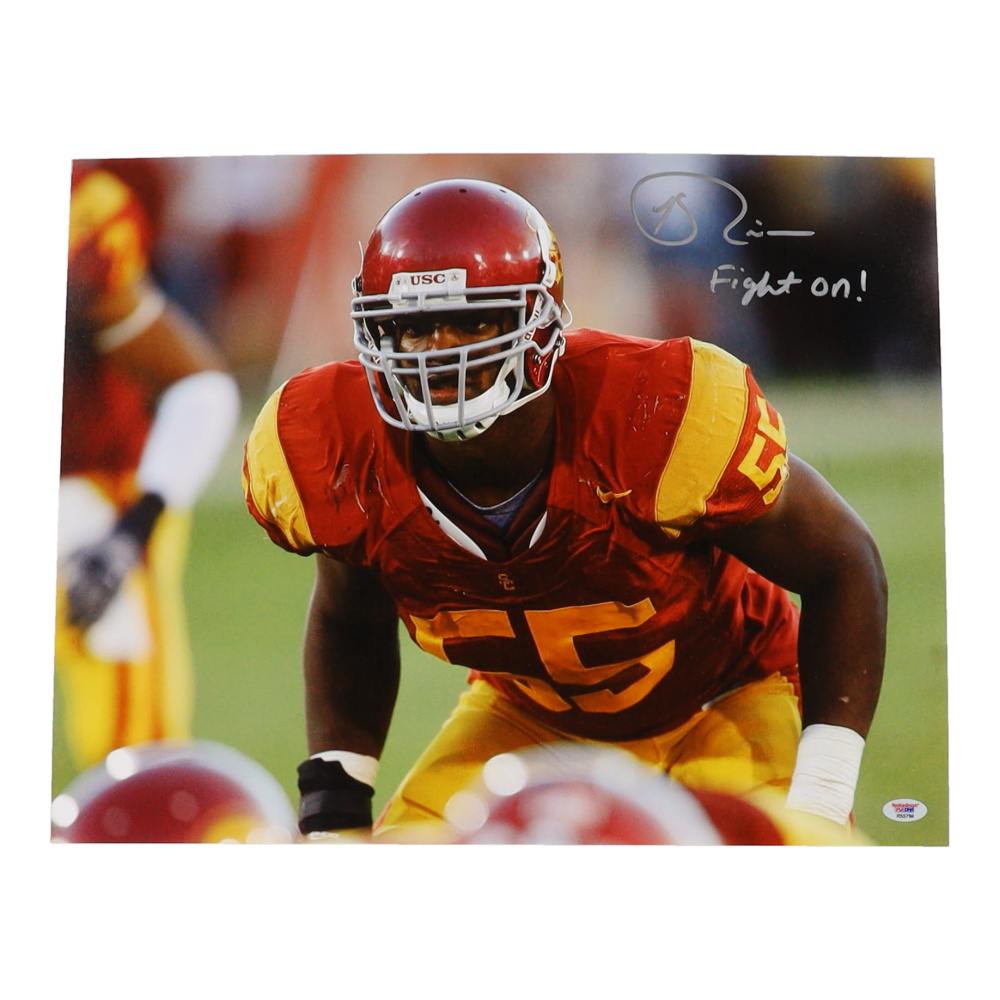 Keith Rivers Signed USC Trojans 16x20 Photo Inscribed "Fight On!" (PSA ...