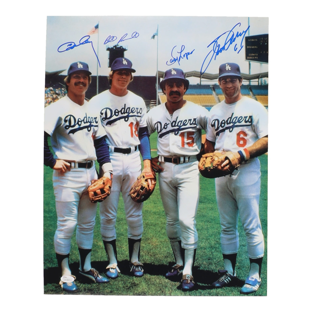 1981 Dodgers 16x20 Photo Team Signed By (4) With Steve Garvey, Ron Cey ...