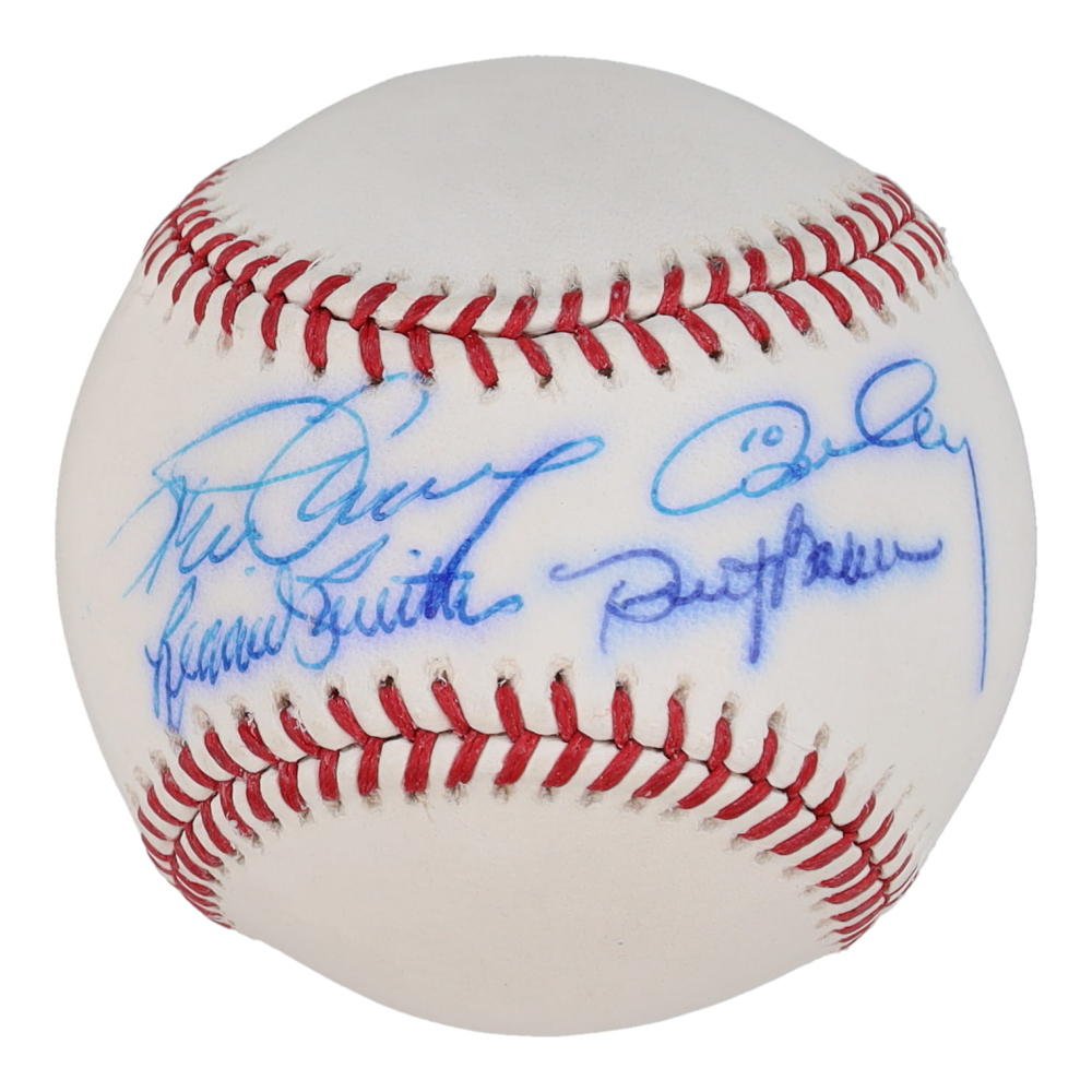 OML Baseball Signed by Reggie Smith, Dusty Baker, Ron Cey & Steve ...