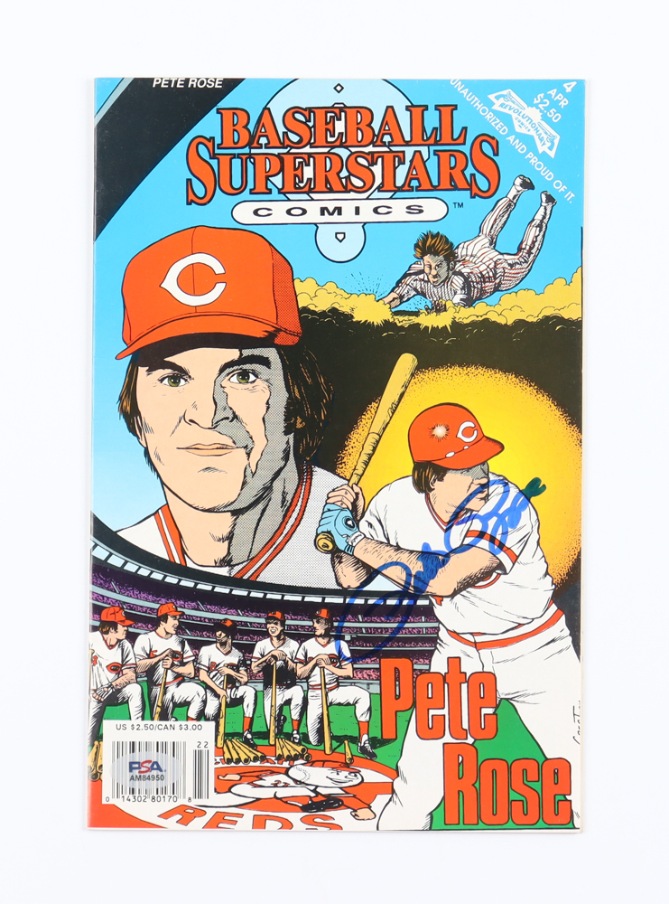 Pete Rose Signed 1992 "Baseball Superstars Comics" #4 Revolutionary ...