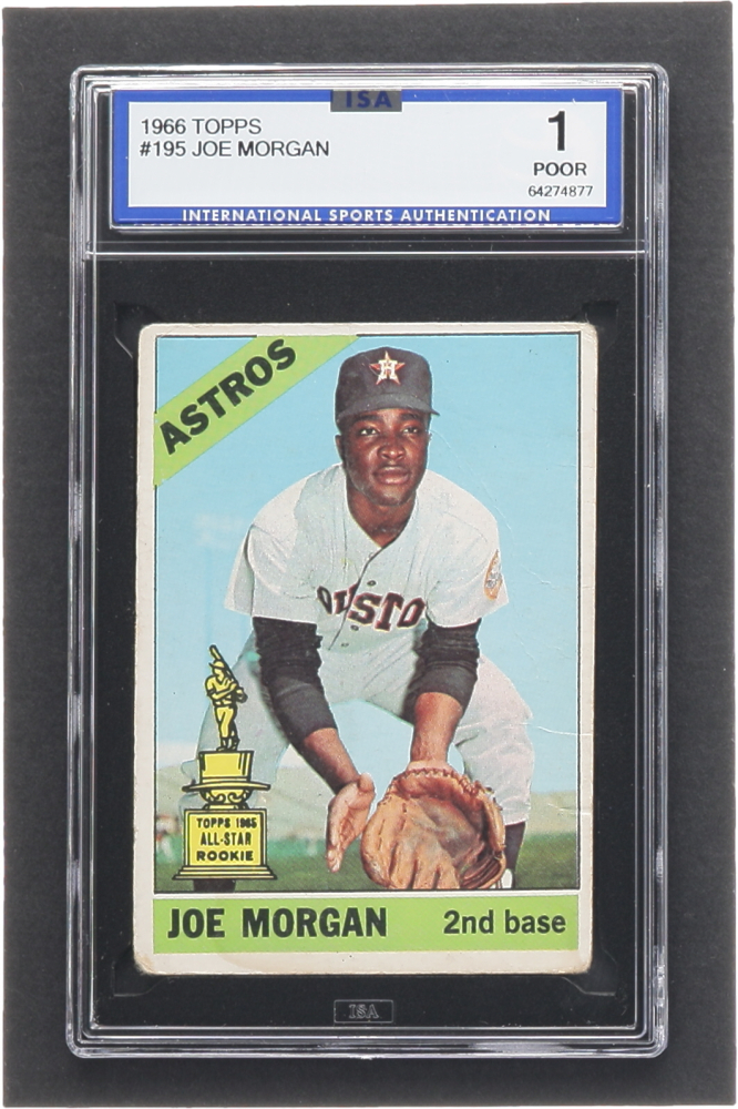 Joe Morgan 1966 Topps #195 (ISA 1) | Pristine Auction
