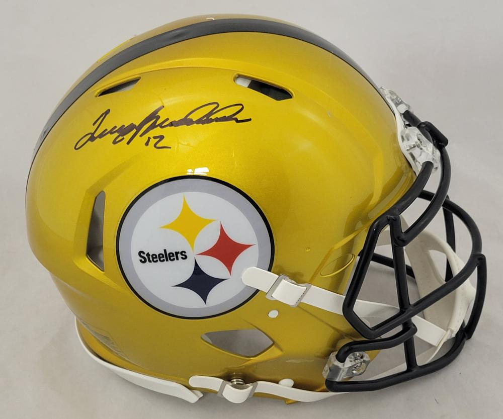 Terry Bradshaw Signed Steelers Full-Size Authentic On-Field Flash ...