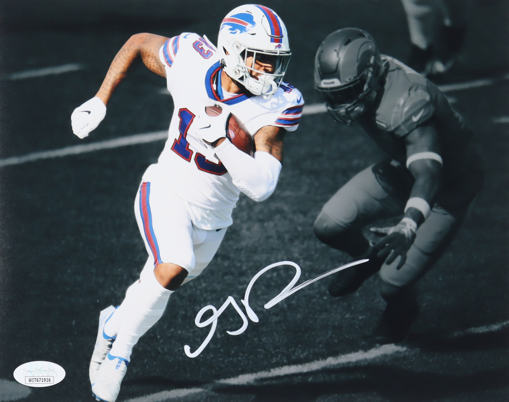 Gabriel Davis Signed Bills 8x10 Photo (JSA) | Pristine Auction