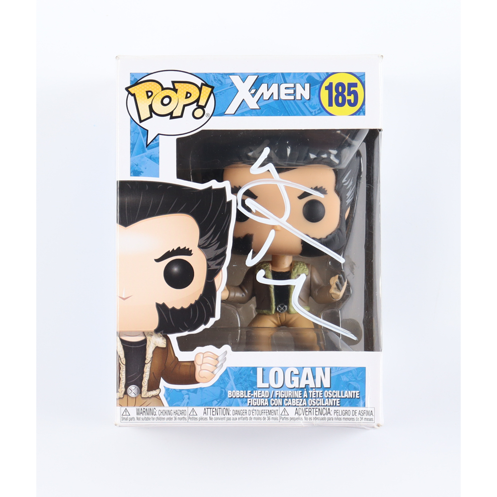Hugh Jackman Signed "X-Men" #185 Logan Funko Pop! Vinyl Figure ...